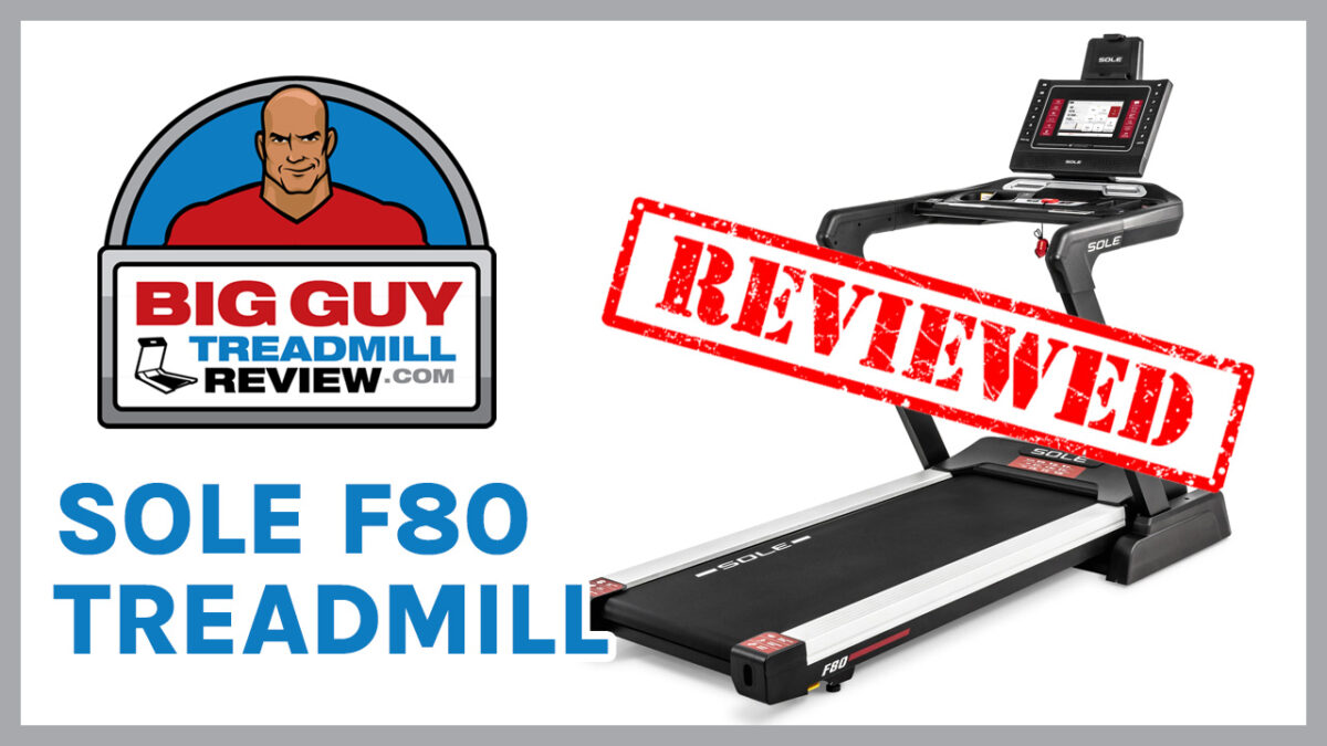 Big Mike is back with a review of the Sole F80 Treadmill